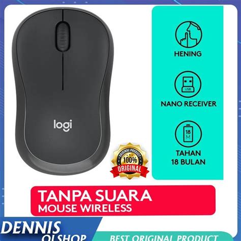 Jual Logitech M Silent Wireless Mouse Shopee Indonesia