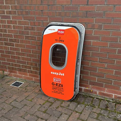 Easyjet Emergency Overwing Exit Door G Ezii Airbus A319 Window T