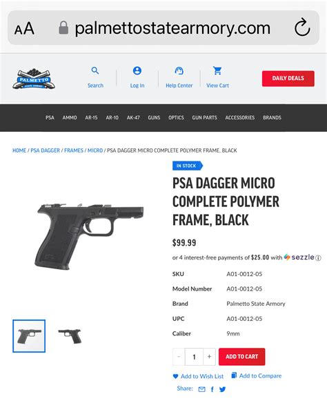 Micro Dagger Update 727 By Jaycdee1 Dagger Palmetto State