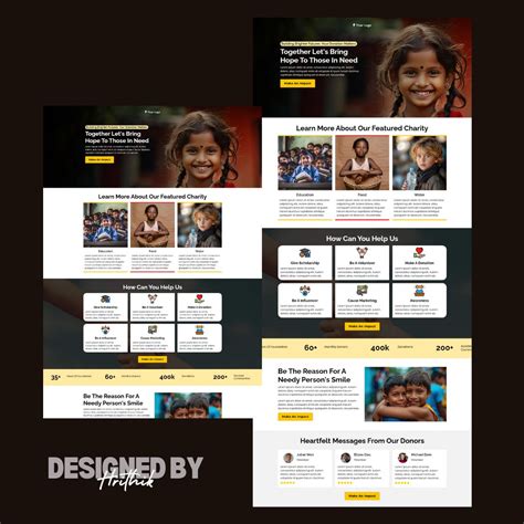 Hrithik Kumar On Linkedin 50daysoflandingpages Charitylandingpage Day35 Landingpagedesign