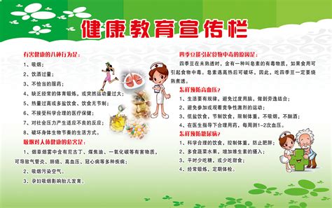 健康教育宣传展板评比 宣传展板模板 宣传展板 大山谷图库