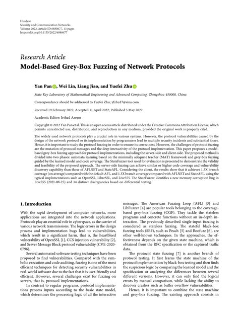 pdf model based grey box fuzzing of network protocols