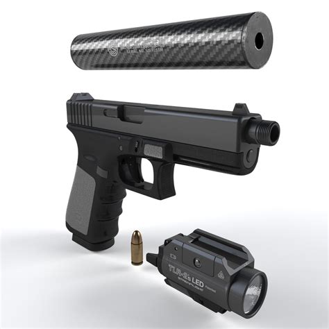 Glock 17 With Silencer