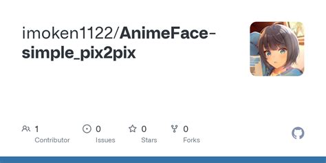 GitHub Imoken1122 AnimeFace Simple Pix2pix
