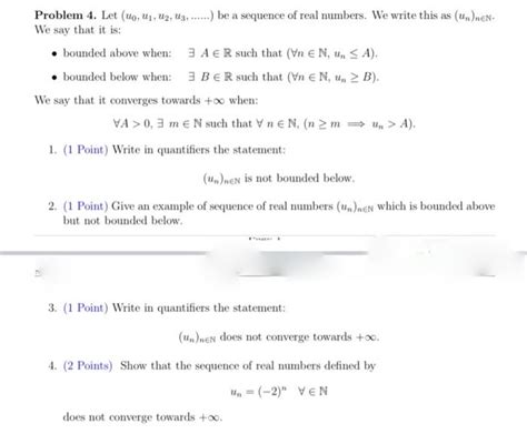 solved problem 4 let u9 u1 u2 u3 be a sequence