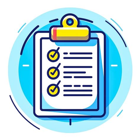 Clipboard Icon Set Checklist On The Clipboard Line Icon With Checkmarks Checklist Document Gear