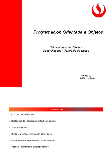 poo clases y objetos ii pdf objeto informática herencia