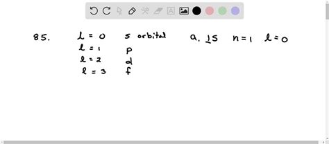 SOLVED Give The Values Of N And L For The Following Subshells A 3s And B 5d A N 3 L