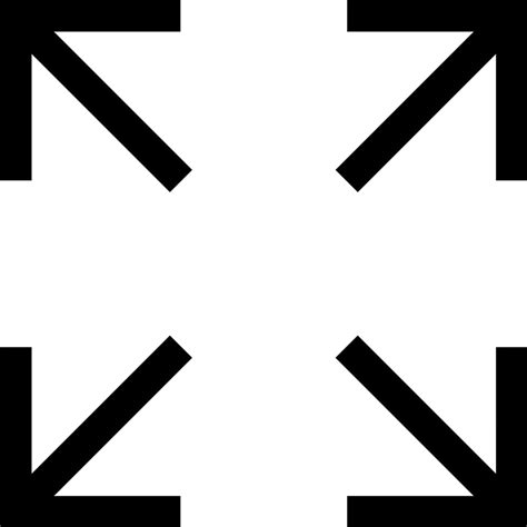 Full Screen Button 5 Vector Svg Icon Svg Repo