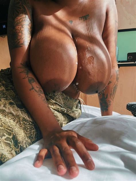 Cum Covered Black Tits Sunnie96