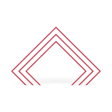 Premium Vector Polygonal Level Corner Arch Angular Column Basic