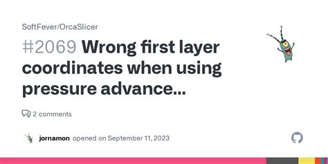 Wrong First Layer Coordinates When Using Pressure Advance Calibration