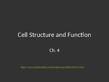 AP Biology Cellular Structure And Function By Blackburn Biology TpT