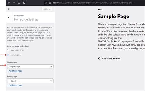 custom route includes the homepage view radicle roots discourse