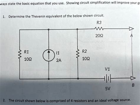 Ways State The Basic Equation That You Use Showing Circuit Simplification Will Improve Your Gr
