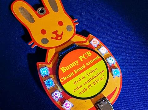 Pcbway On Linkedin Bunny Esp32 Leds Oled Micropython