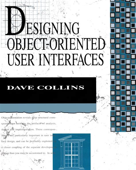 Designing Object Oriented User Interfaces Collins Dave 9780805353501