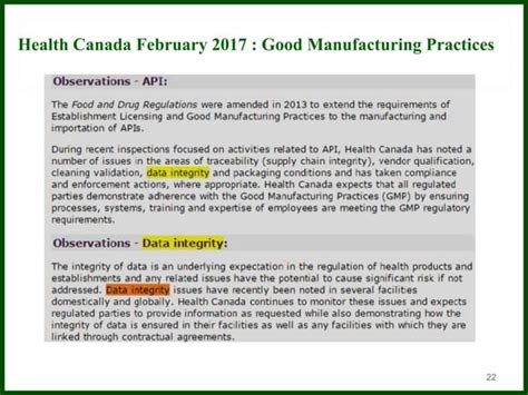 Data Integrity Gmp Compliance