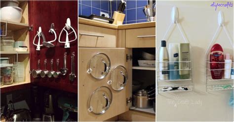 30 Wonderful Ways To Organize Your Life With Command Hooks DIY Crafts