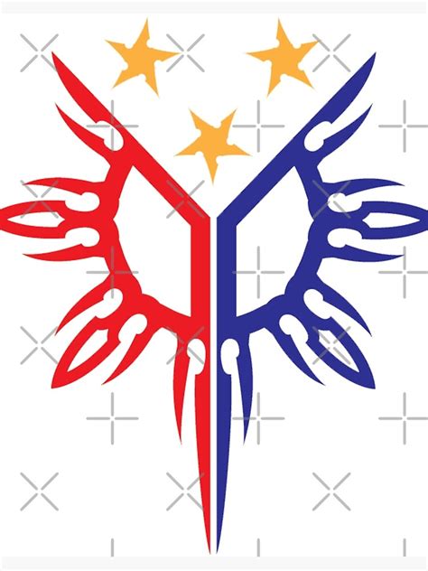Tribal Philippine Flag Logo