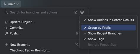 Manage Git Branches Intellij Idea Documentation