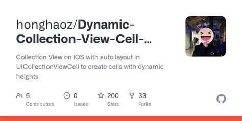 Github Honghaozdynamic Collection View Cell With Auto Layout Demo