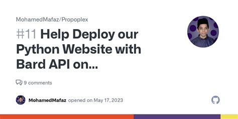 help deploy our python website with bard api on pythonanywhere · issue