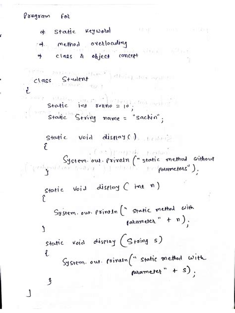 Program For Method Overloading Pdf