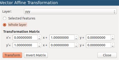 Pyqgis Is There A Way To Use A Spatial Query To Invert X And Y