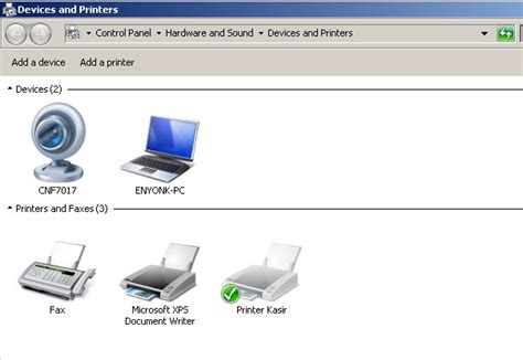 Setting Port Printer