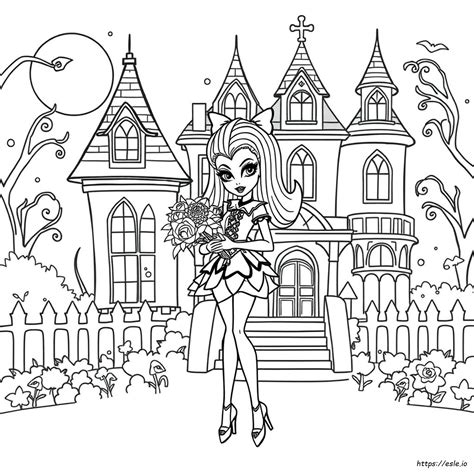 Draculaura Printable Draculaura Monster High Coloring Pages