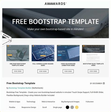 Bootstrap Blog Template Free Of Brand New Free HTML Bootstrap Templates