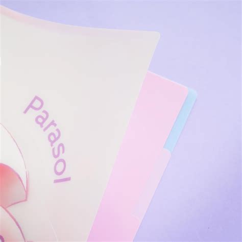 Kirby Parasol Die Cut Clear Index Folder Blippo