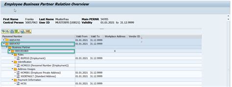 New Employee Business Partner Data Model In SAP S SAP Community