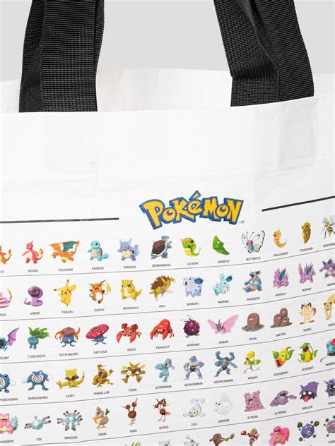 8 Seconds 관동지방 포켓몬 도감 빅 쇼퍼백 화이트│삼성물산 온라인몰 Ssf Shop