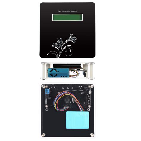 Lcd Digital Pm2 5 Air Quality Detector Sensor Module Pm1 0 Pm10 Sensor Temperature Humidity