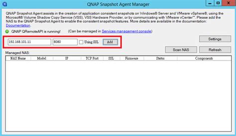Using Qnap Snapshot Agent To Take A Vmware Snapshot For Application Consistency Qnap