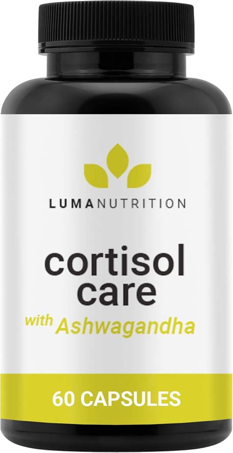 Luma Nutrition Cortisol Supplement Ashwagandha And L Theanine Stress