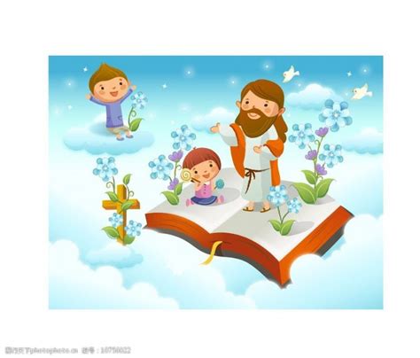 耶稣与儿童图片免费下载 耶稣与儿童素材 耶稣与儿童模板 图行天下素材网