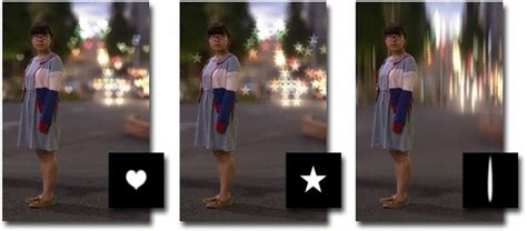 Bokeh Styles With Special Aperture Shapes We Use The Original Image Of Download Scientific
