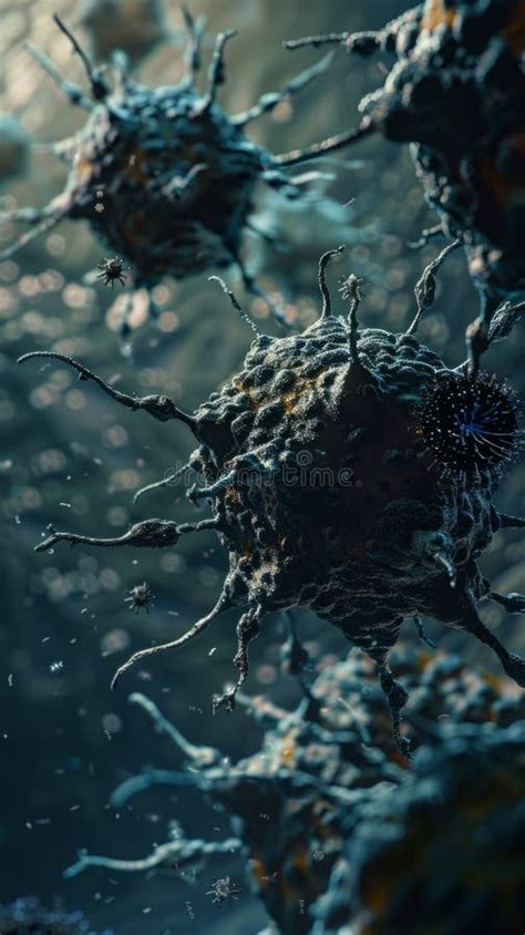 A Close Up Of A Cell With Many Small Cells Stock Image Image Of Small Winter 313475725