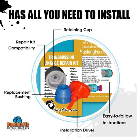 Buy Bushingfix Im1kit1 Transmission Shift Cable Bushing Repair Kit