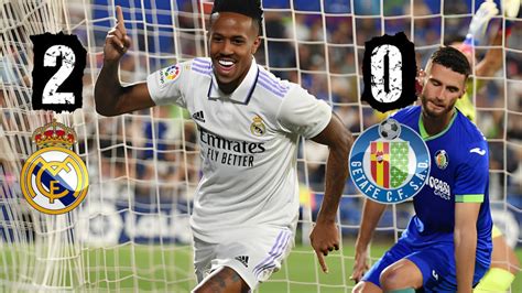 هداف ريال مدريد امام خيتافي اليوم 2 0 Youtube