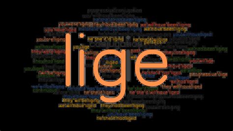 Lige Past Tense: Verb Forms, Conjugate LIGE - GrammarTOP.com