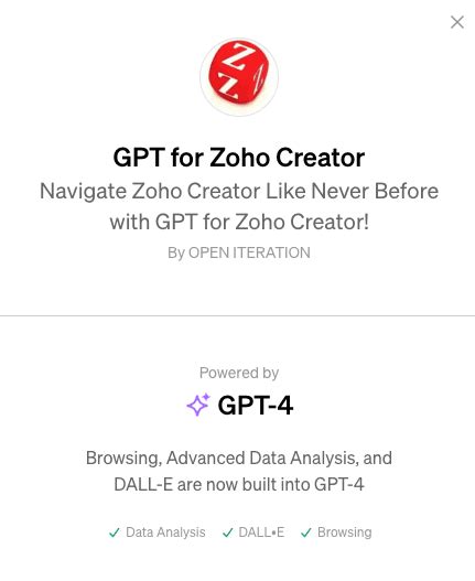 Navigate Zoho Creator Like Never Before With GPT For Zoho Creator