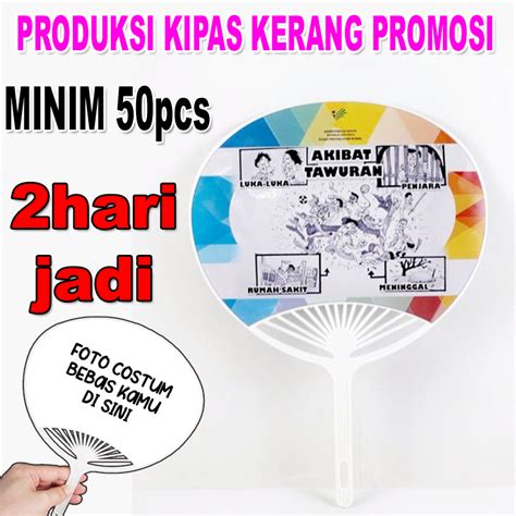 Jual Kipas Kerang Custom Kipas Pvc Kipas Tangan Kipas Souvenir