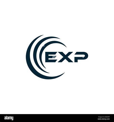 Exp Logo E X P Design White Exp Letter Exp E X P Letter Logo Design