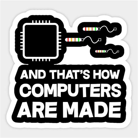 Computer Engineering Funny Geek Engineer Software Sticker