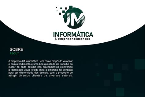 Identidade Visual Jm InformÁtica On Behance