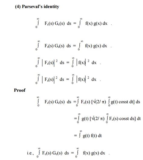 Fourier Transforms